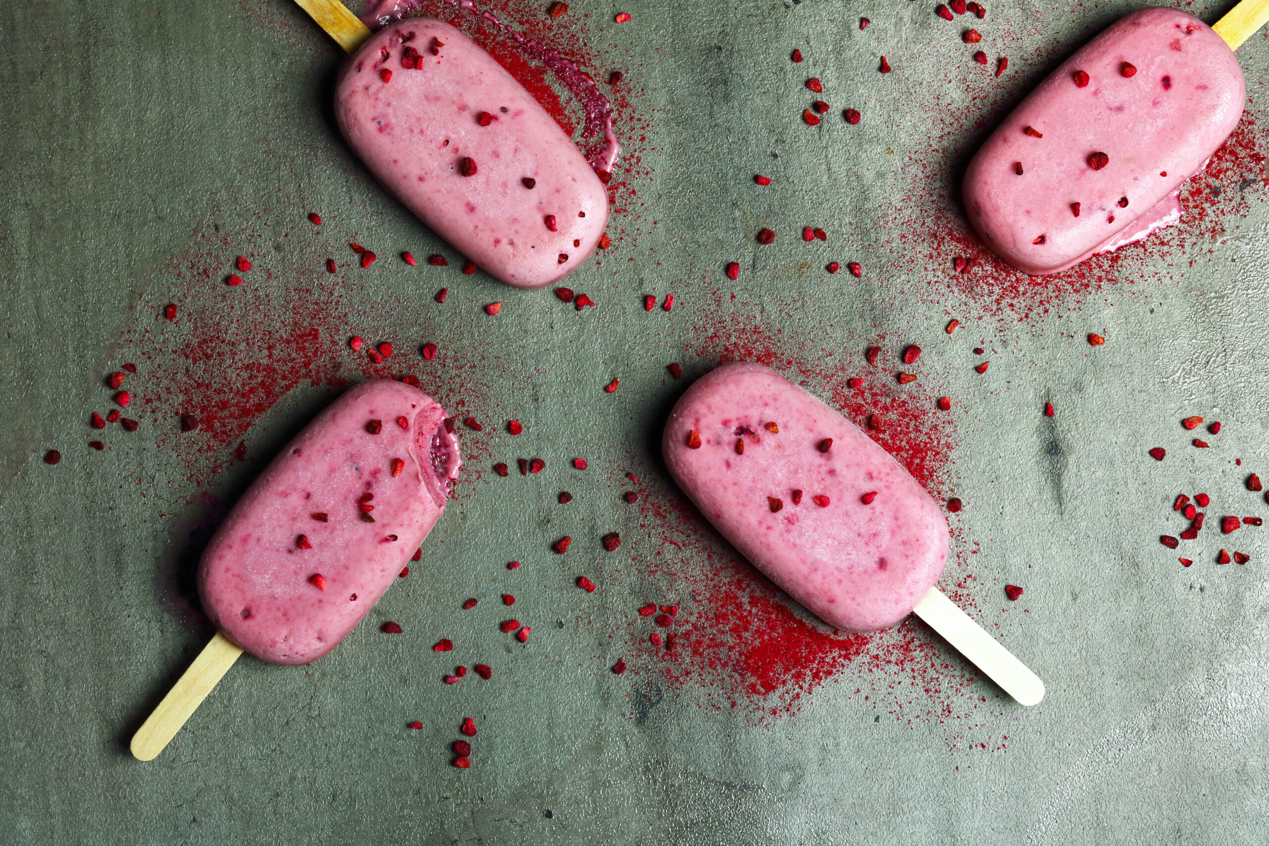 Raspberry Milk Iced Lolly - Chaucer Foods